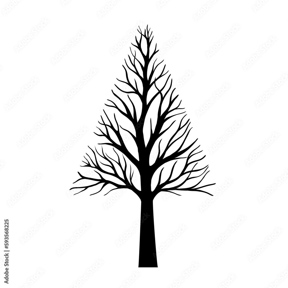 tree; branch; plant; trunk; wood; icon; triangle; shape; abstract ...