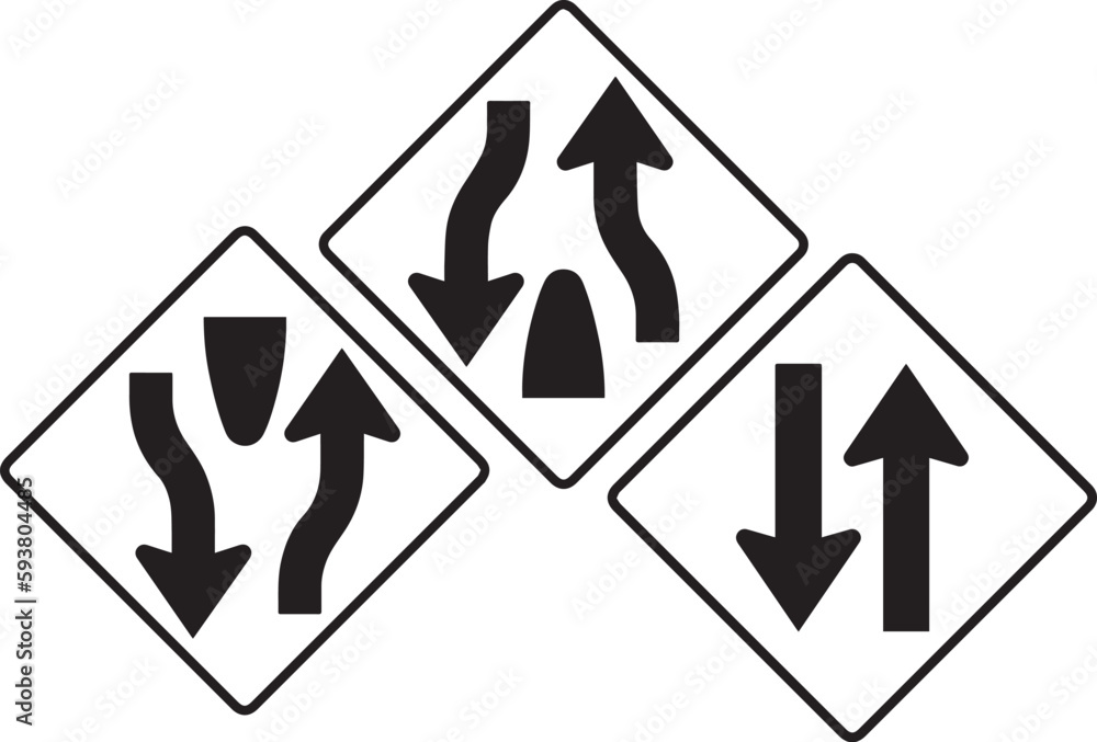 W6 series Divided highway Icon SVG -Vector Symbol Commercial & Personal ...