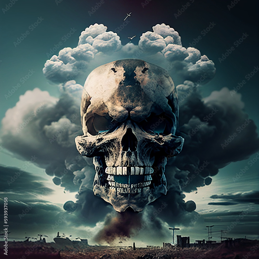 Smiling Skull in the Sky: A Horrific and Realistic Depiction of a ...