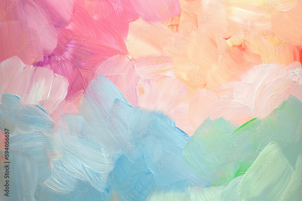 Art oil and acrylic smear blot canvas painting wall. Abstract texture ...