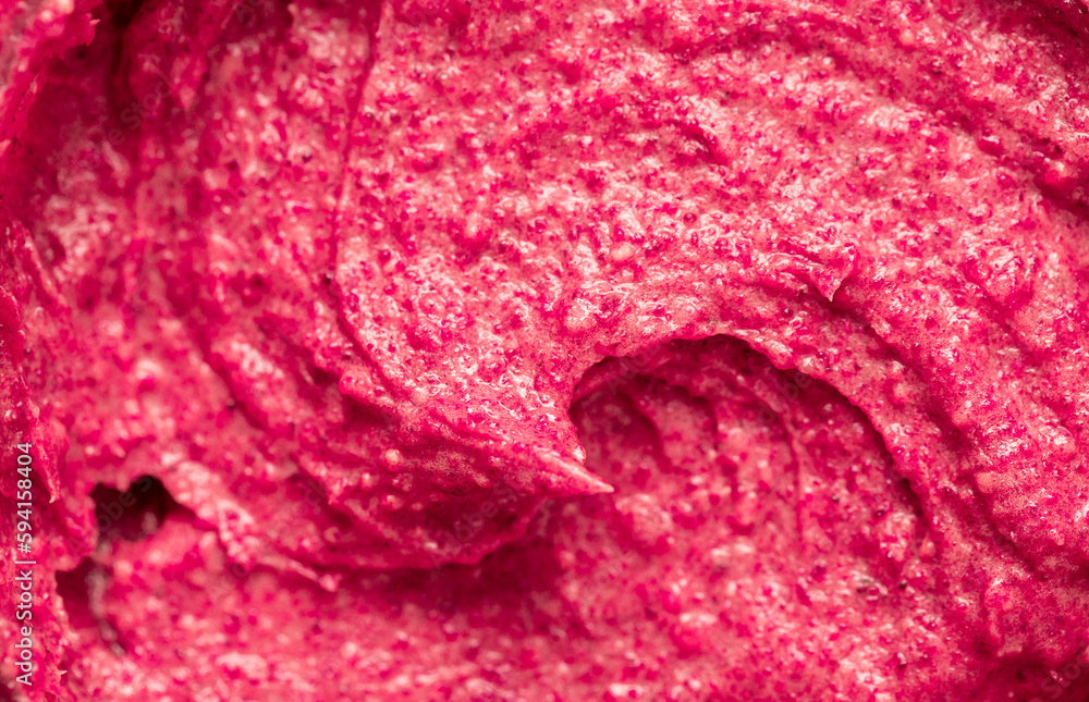 Berry yoghurt ice cream. Smoothies from fresh fruits and berries. Ice ...