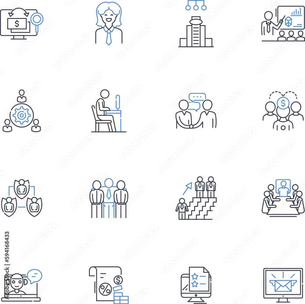 Entity structure line icons collection. Hierarchy, Architecture, Nerk ... Entity structure line icons collection. Hierarchy, Architecture, Nerk ...