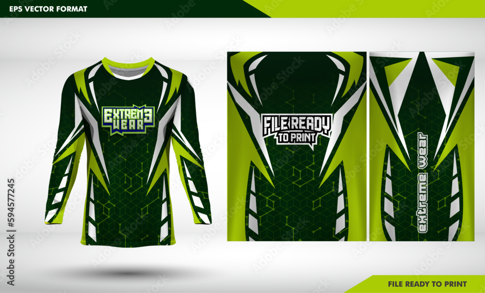 เวกเตอร์ Stock Cycling Jerseys mockup,t-shirt sport design template ...
