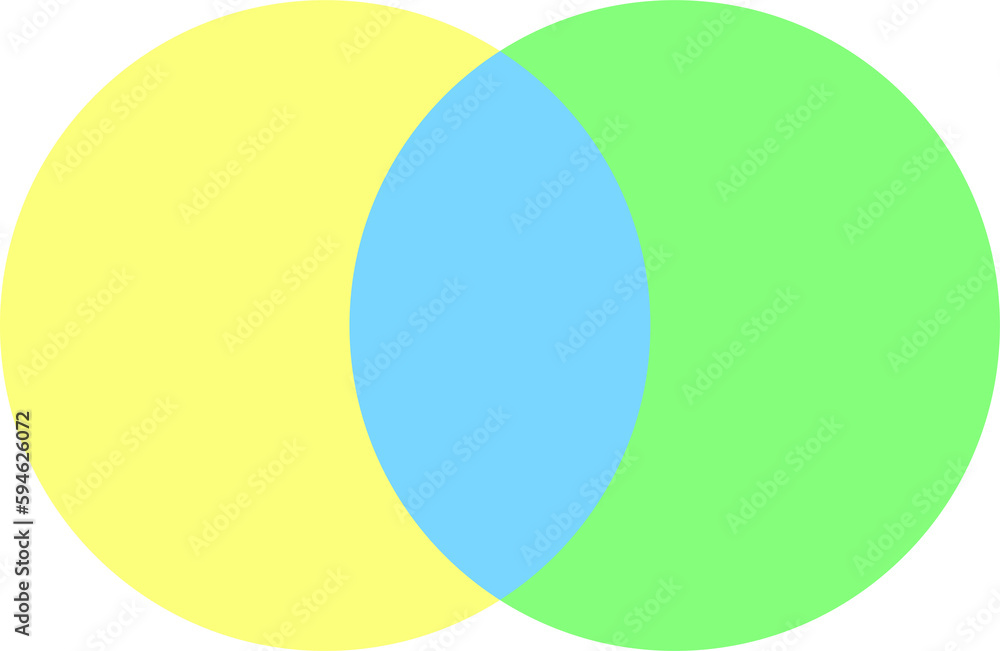 Venn Diagram Two Circles Overlapping Stock Illustration | Adobe Stock Venn Diagram Two Circles Overlapping Stock Illustration | Adobe Stock
