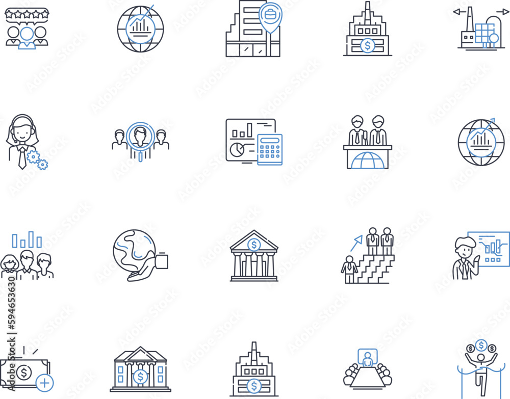 Capitalization line icons collection. Case, Proper, Title, Upper, Lower ...