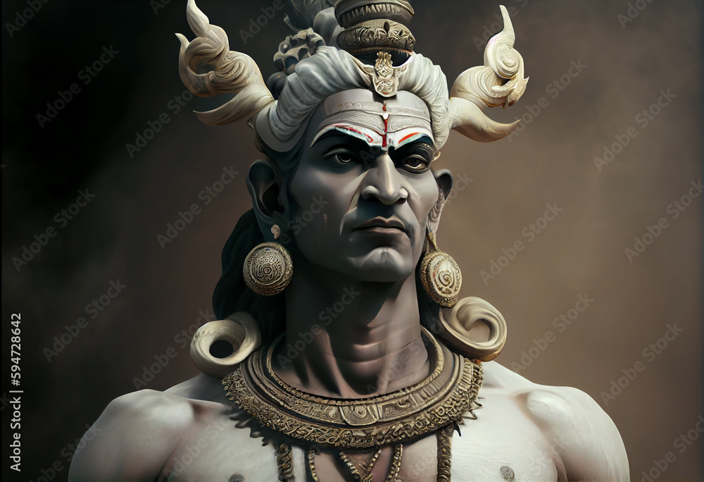 Ilustración de Stock Major gods and goddesses of ancient Indian ...