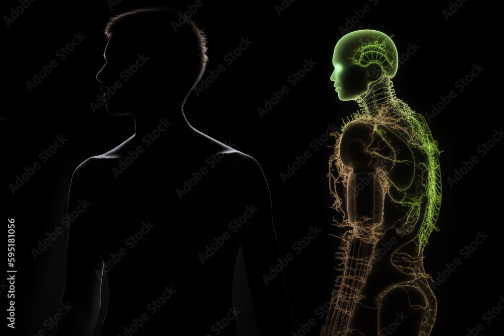 GENERATIVE AI the Contrast Between Human and Synthetic Life Forms in an ...