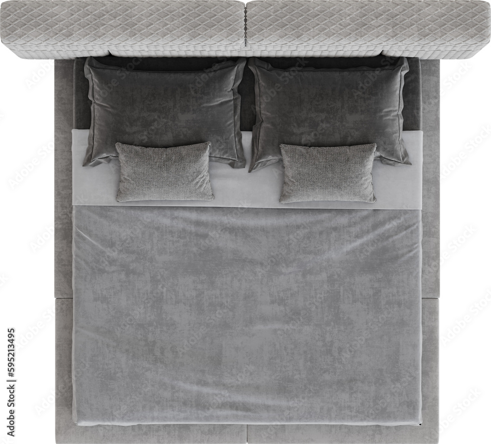 Top view isolated png bed Stock Illustration | Adobe Stock