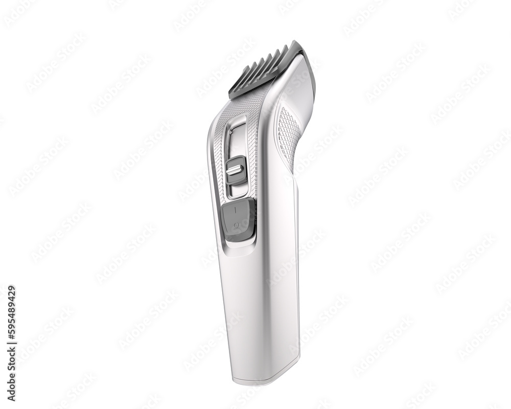 Hair trimmer isolated on transparent background. 3d rendering ...