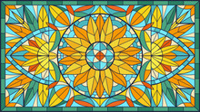 Floral Stained Glass Window Art Free Stock Photo - Public Domain Pictures