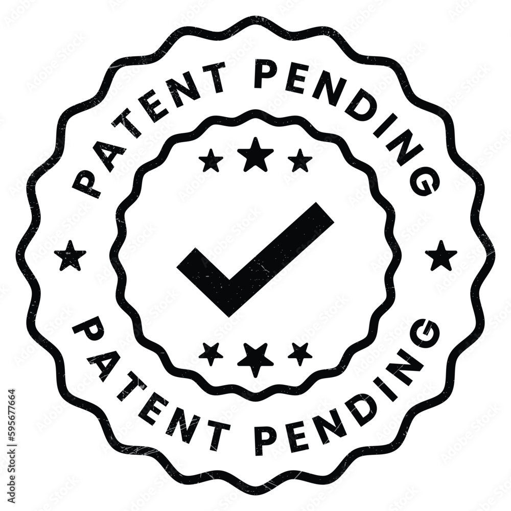 patented stamp vector, patent pending badge, seal, logo, label, emblem ...