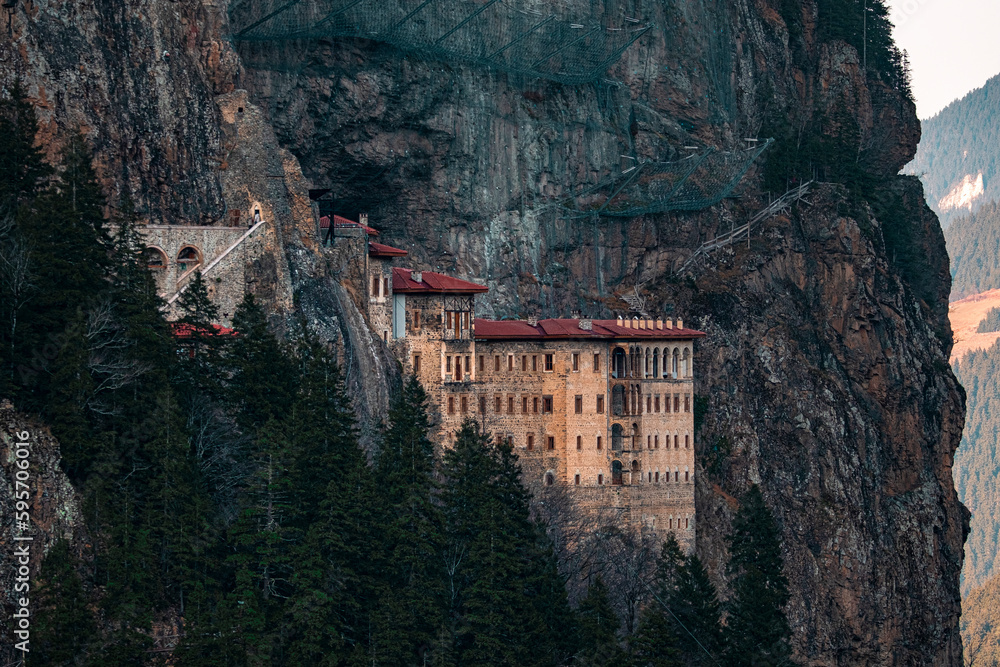 Sumela Monastery (Turkish: Sümela Manastırı) is a Greek Orthodox ...