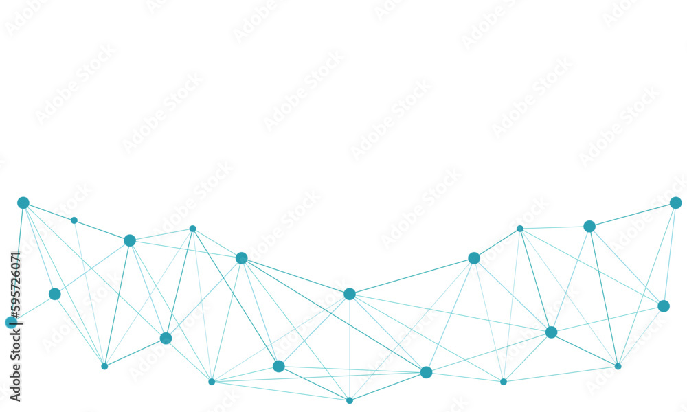 Connecting dots with line for technological theme, internet connection ...