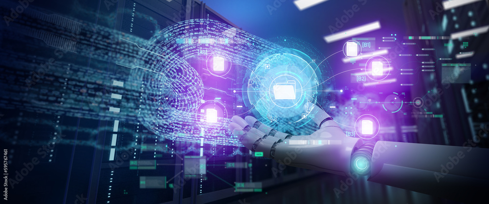 RPA (Robotic Process Automation system),Artificial intelligence , Robot ...