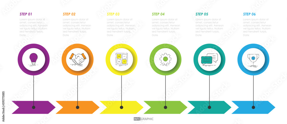 timeline weekly schedule roadmap project diagram Infographic template ...