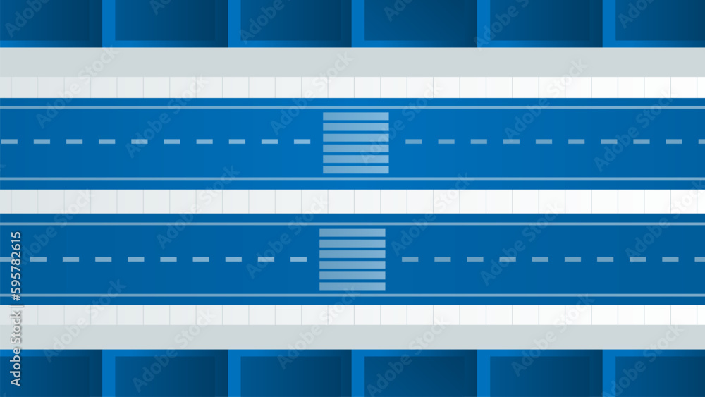 Background BG Empty Street Road Way Top View Traffic Transport ...