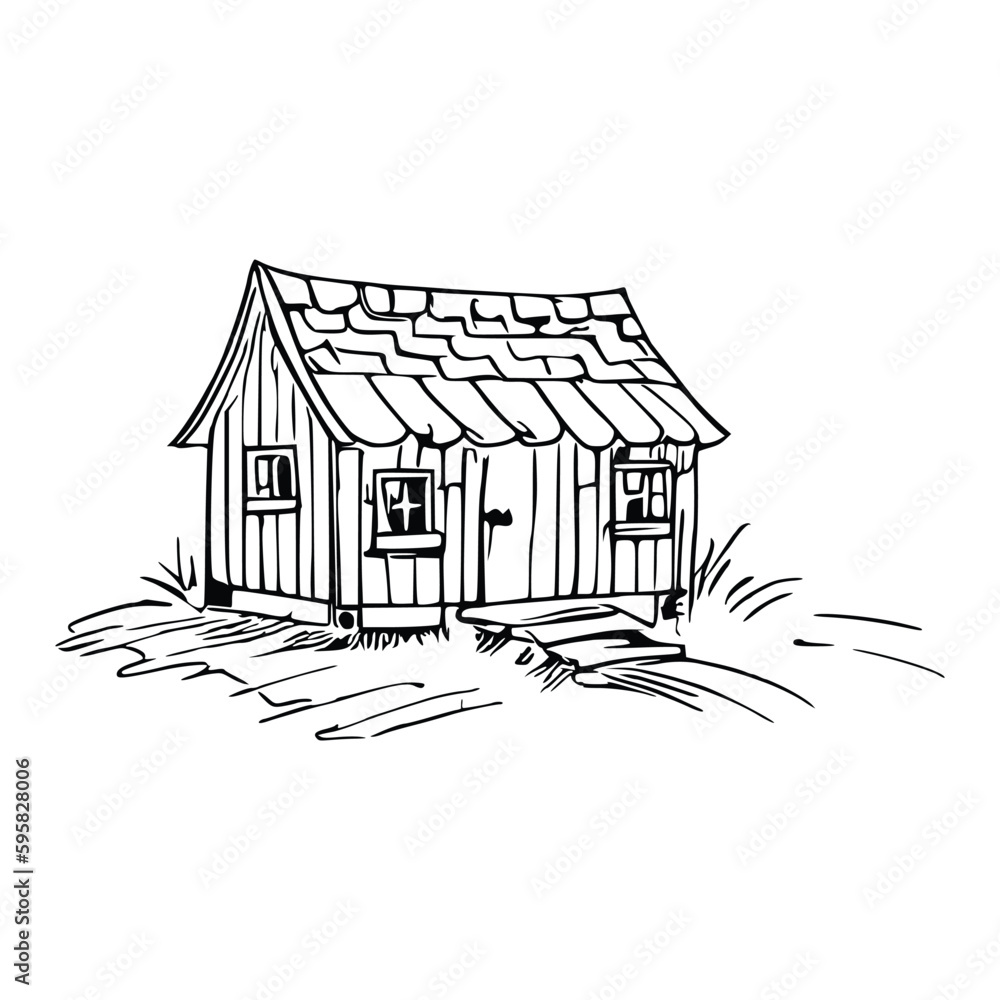 Animal house coloring book, Dog house coloring page, black and white ...