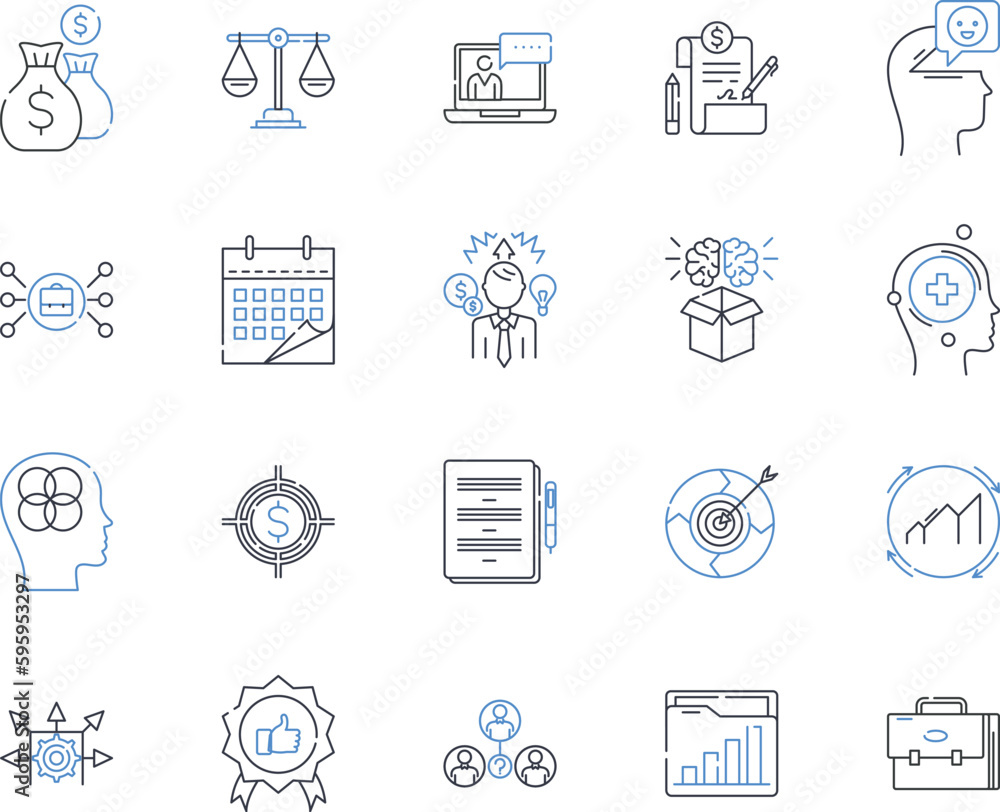 Vector de Stock Renewable energy line icons collection. Solar, Wind ...