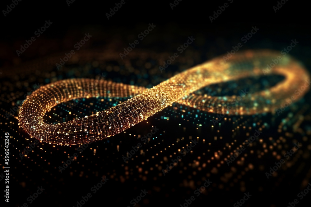 Ilustración de Stock DevOps infinity symbol for agile software developement and operations ...