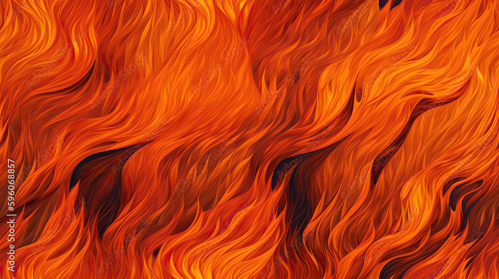 fire flames background loop, minimalist and realist illustration ...