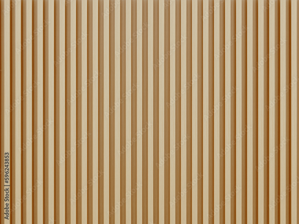 Acoustic fluted wood panel. Stock Photo | Adobe Stock