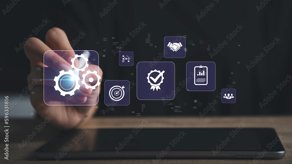 Operation management Business process control optimisation industrial technology and workflow ...