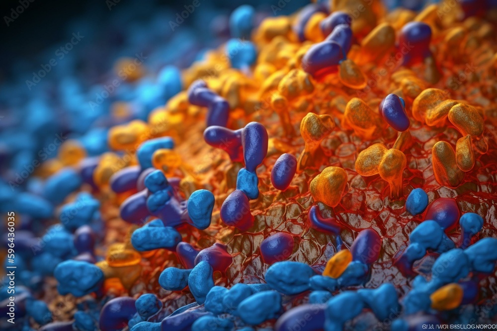 Structure of low density lipoprotein (LDL): protein b100 in blue ...