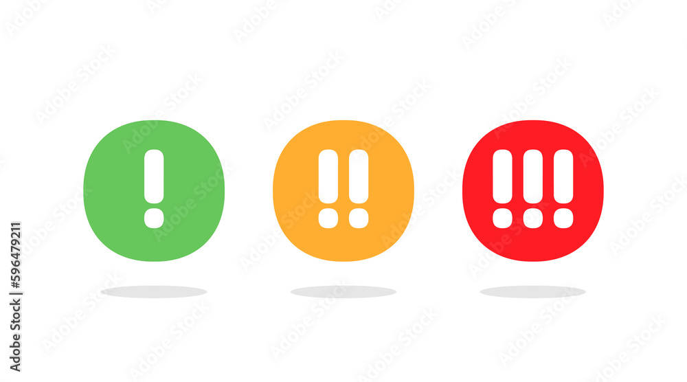 Stock-Vektorgrafik „Low Medium High priority icon. Clipart image ...