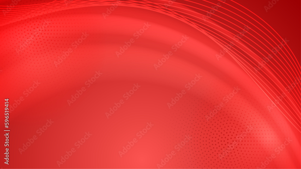 Abstract red geometric shapes vector technology background, for design ...