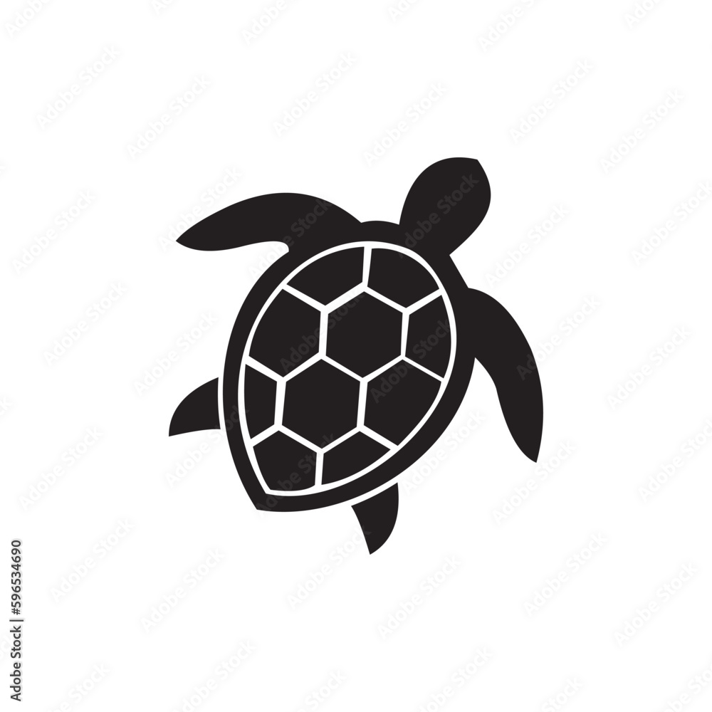 sea turtle icon symbol Stock Vector | Adobe Stock