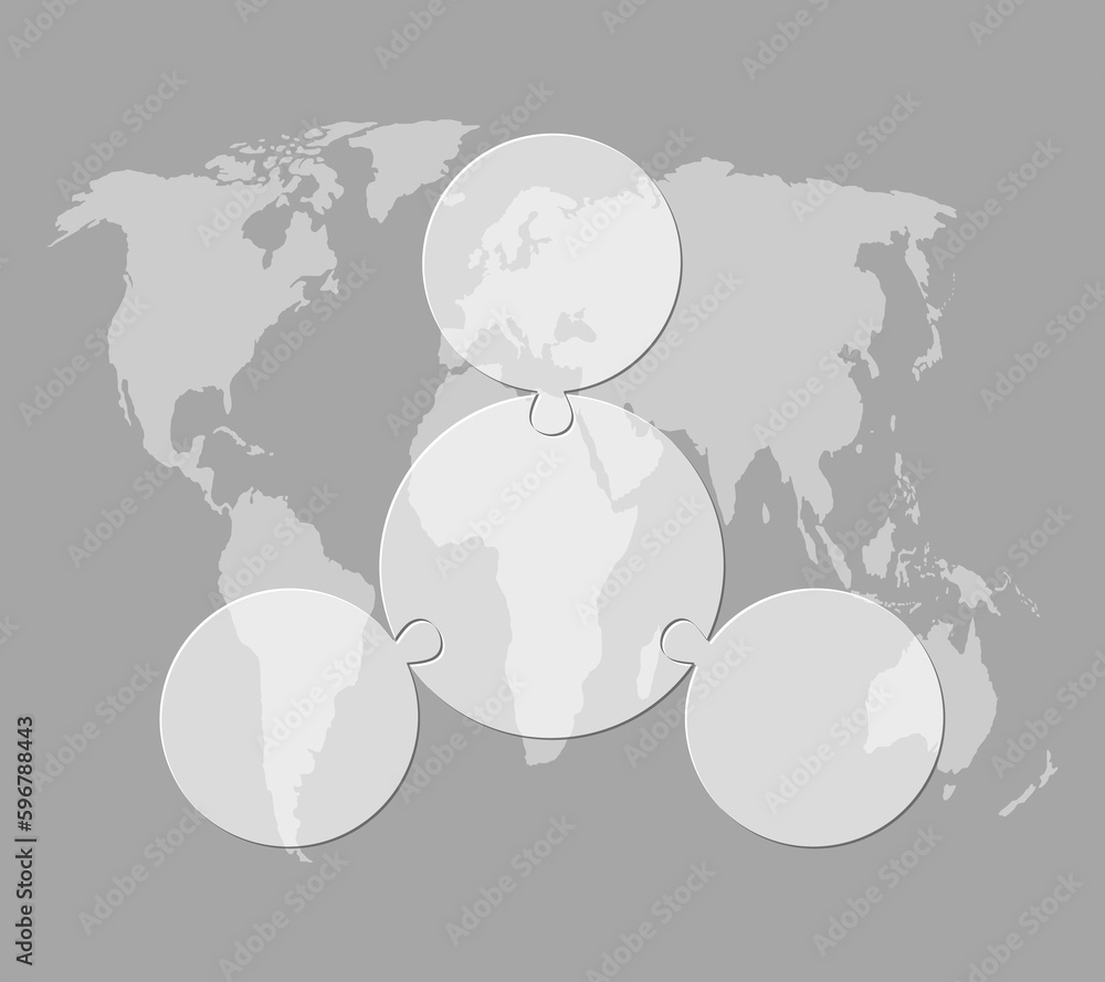 Transparent diagram infographic process on 3 steps Stock Vector | Adobe ...