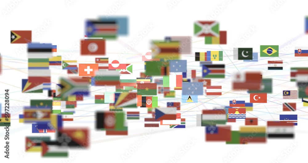 world national flags - PNG transparent Stock Illustration | Adobe Stock