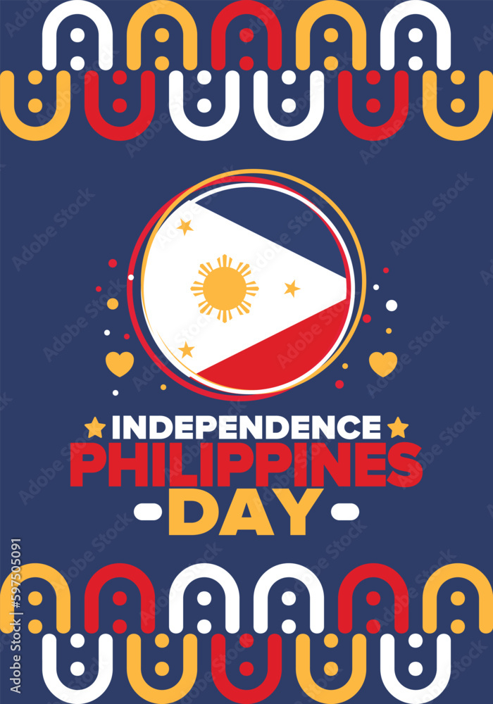 Vector de Stock Philippines Independence Day. Celebrated annually on ...