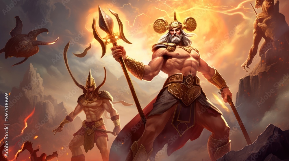 Greek mythology, with powerful gods, epic heroes, and legendary ...