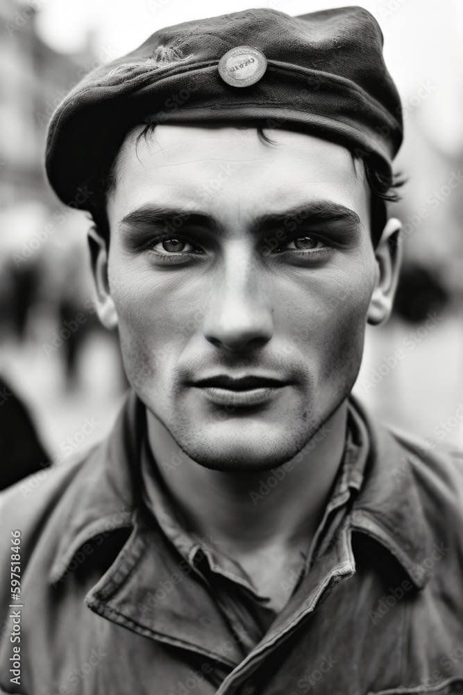 Haunted by battles past, a 19th-century, first and second WW, soldier's ...