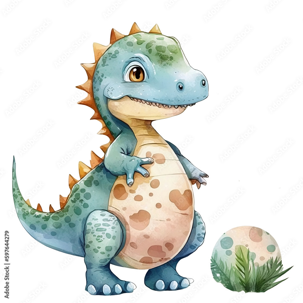 Watercolor Dinosaurs Clipart Png, Cute Dinosaur Clipart, Baby Dino Png ...