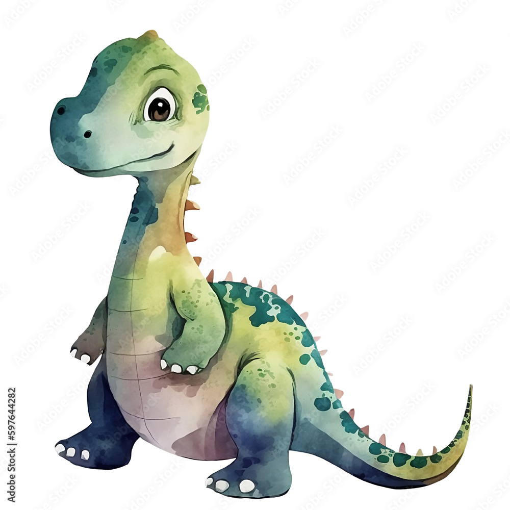 Watercolor Dinosaurs Clipart Png, Cute Dinosaur Clipart, Baby Dino Png ...