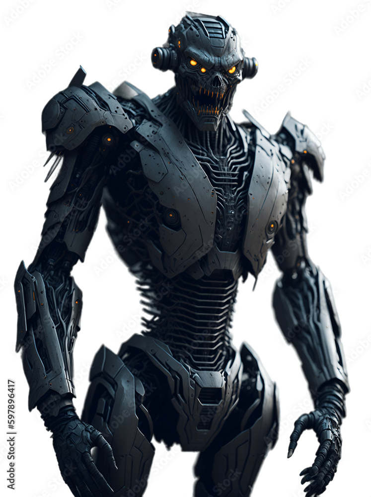 Innovating the AI Industry: Super Intelligent Grey Robot Humanoid on ...