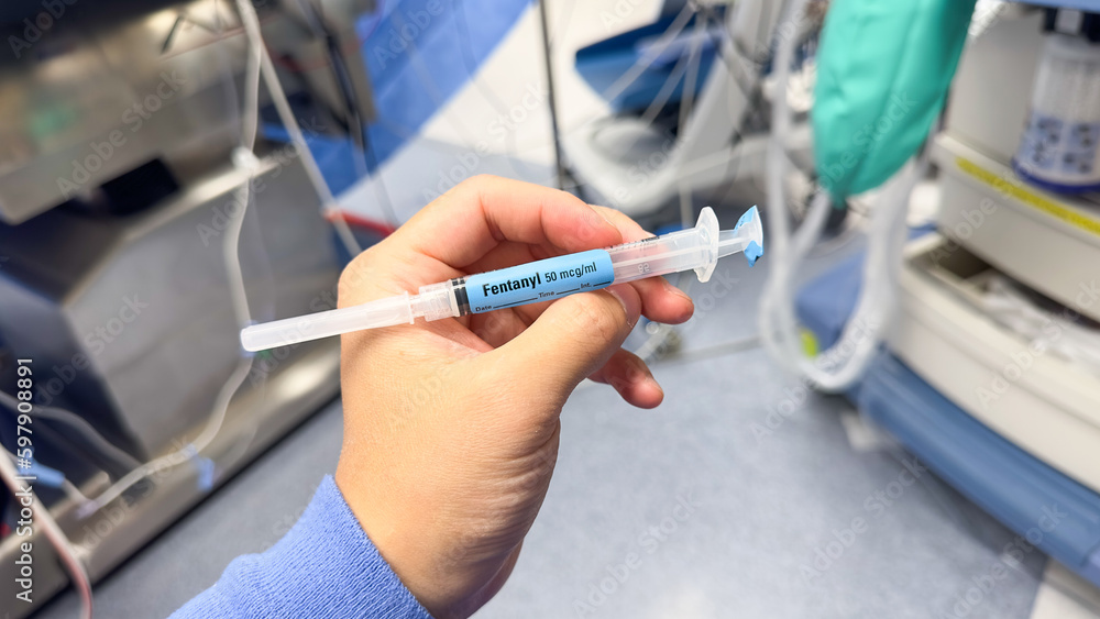 Hospital syringe drugs like anesthesia, propofol, and fentanyl have ...