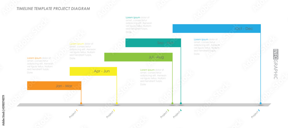 timeline infographic project weekly planner schedule diagram ...