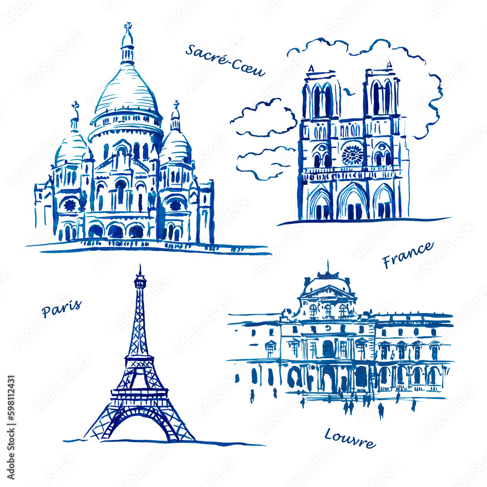 France, travel. tourism, french seasides , Notre Dame Cathedral ...