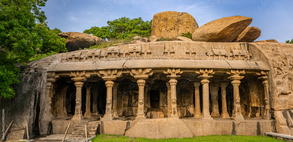 Panchapandava Cave Temple (also known as Pancha Pandava Temples and ...