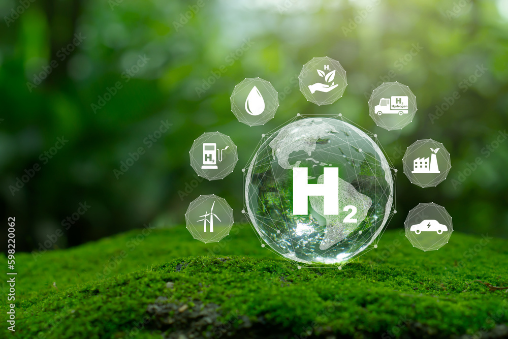 H2 hydrogen innovation zero emissions technology.Clean hydrogen energy ...