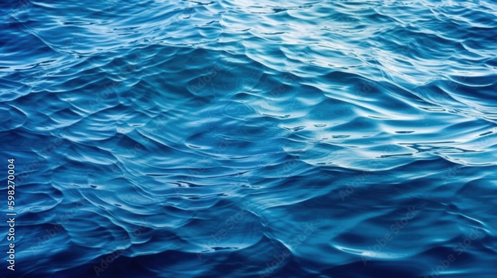 Sea blue water ripple background. Blue water lake close up structure ...