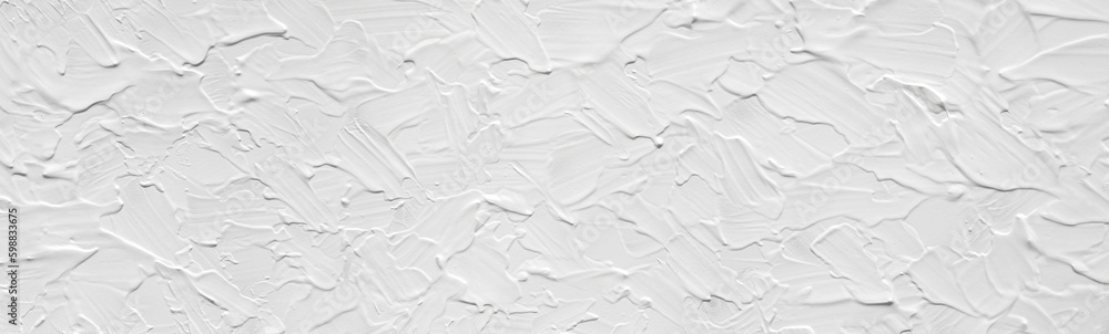 Trendy 3D paint texture with spatula strokes, white canvas volumetric ...