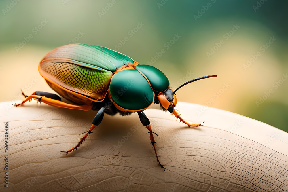 Green June Beetle | A Stunning Coleopteran Insect with Transparent Background - Premium Cutout ...