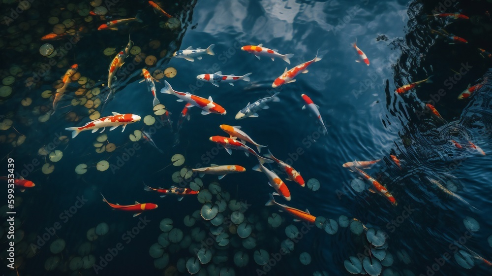 AI Generative. Reflections of Tranquility: Breathtaking Zen Garden ...