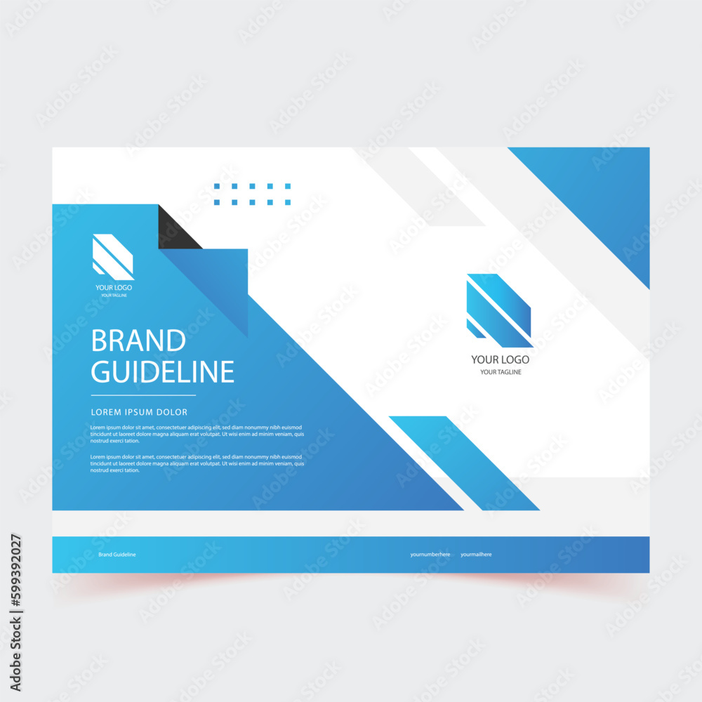 social media post banner, annual report, brochures template layout ...