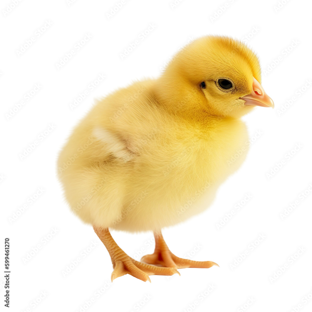 Chick isolated on transparent background, Generative AI Stock ...