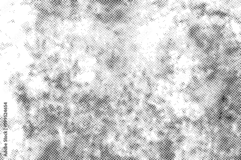 Vector Black Dots Halftone Texture Effect Stock Vector Adobe Stock
